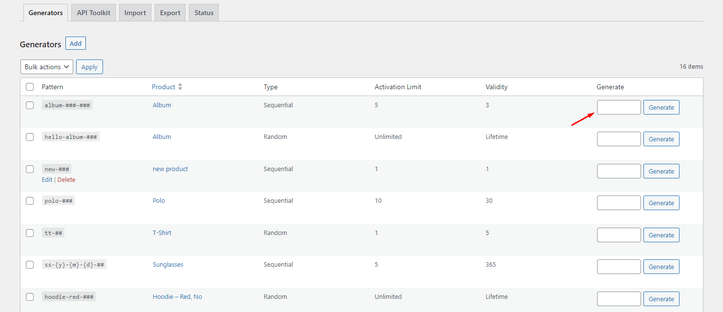 How to Create and Automate Keys via Generator Rules