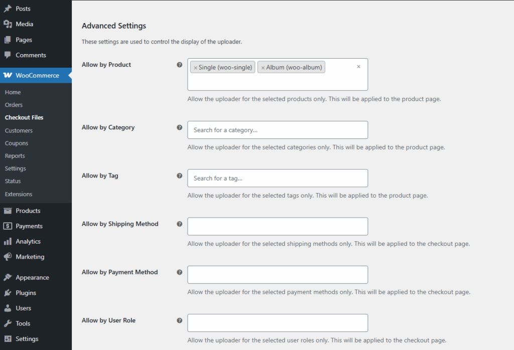 How to Configure Advanced Settings