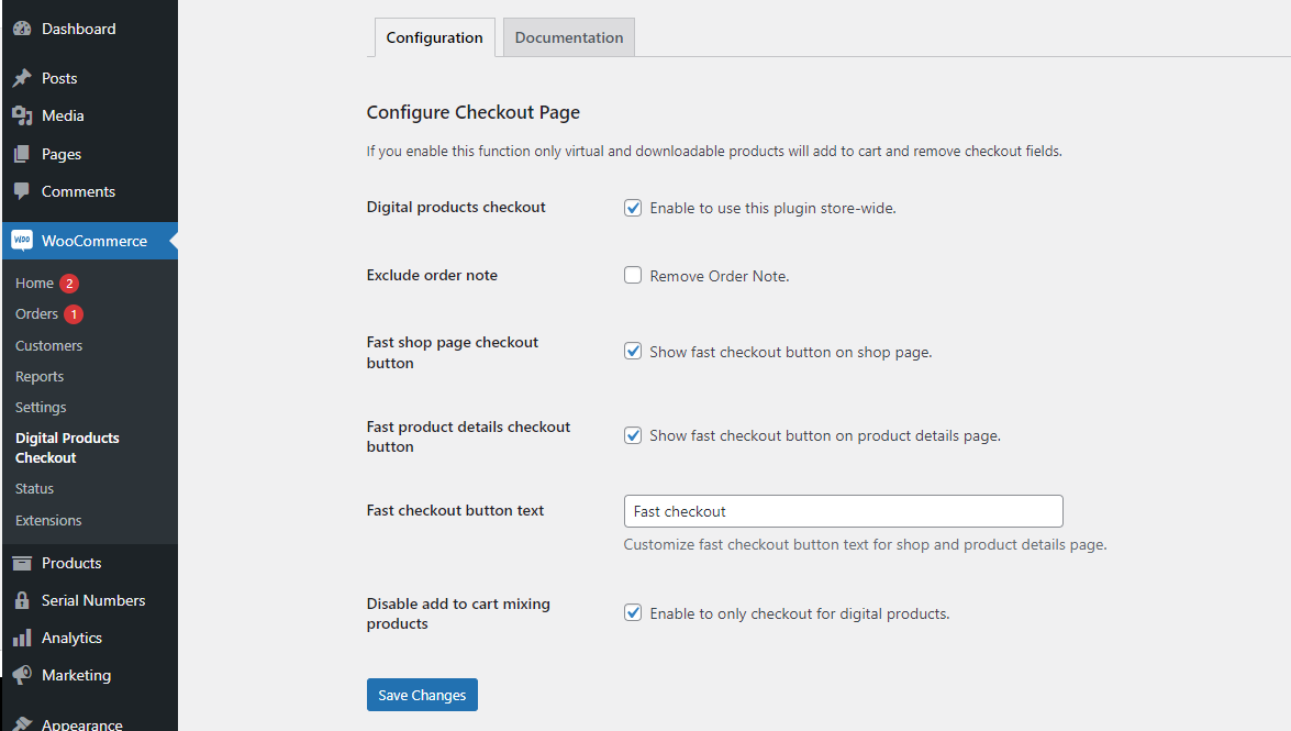 How to Configure WC Digital Product Checkout