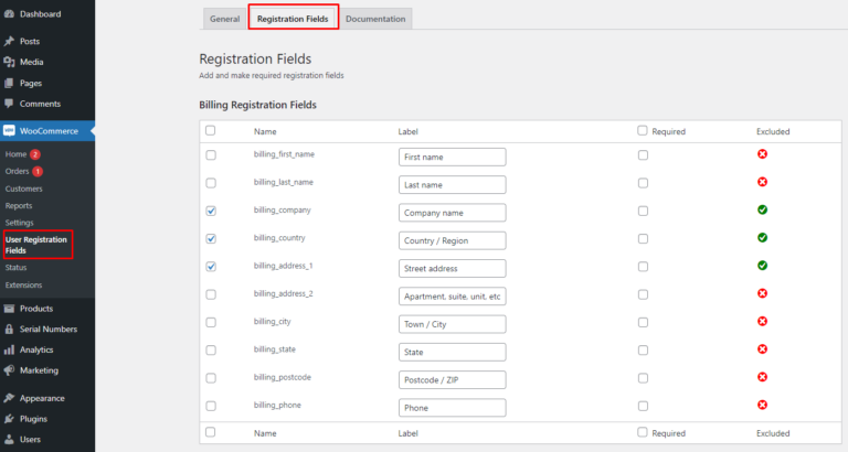 How to Configure WC User Registration Fields | PluginEver