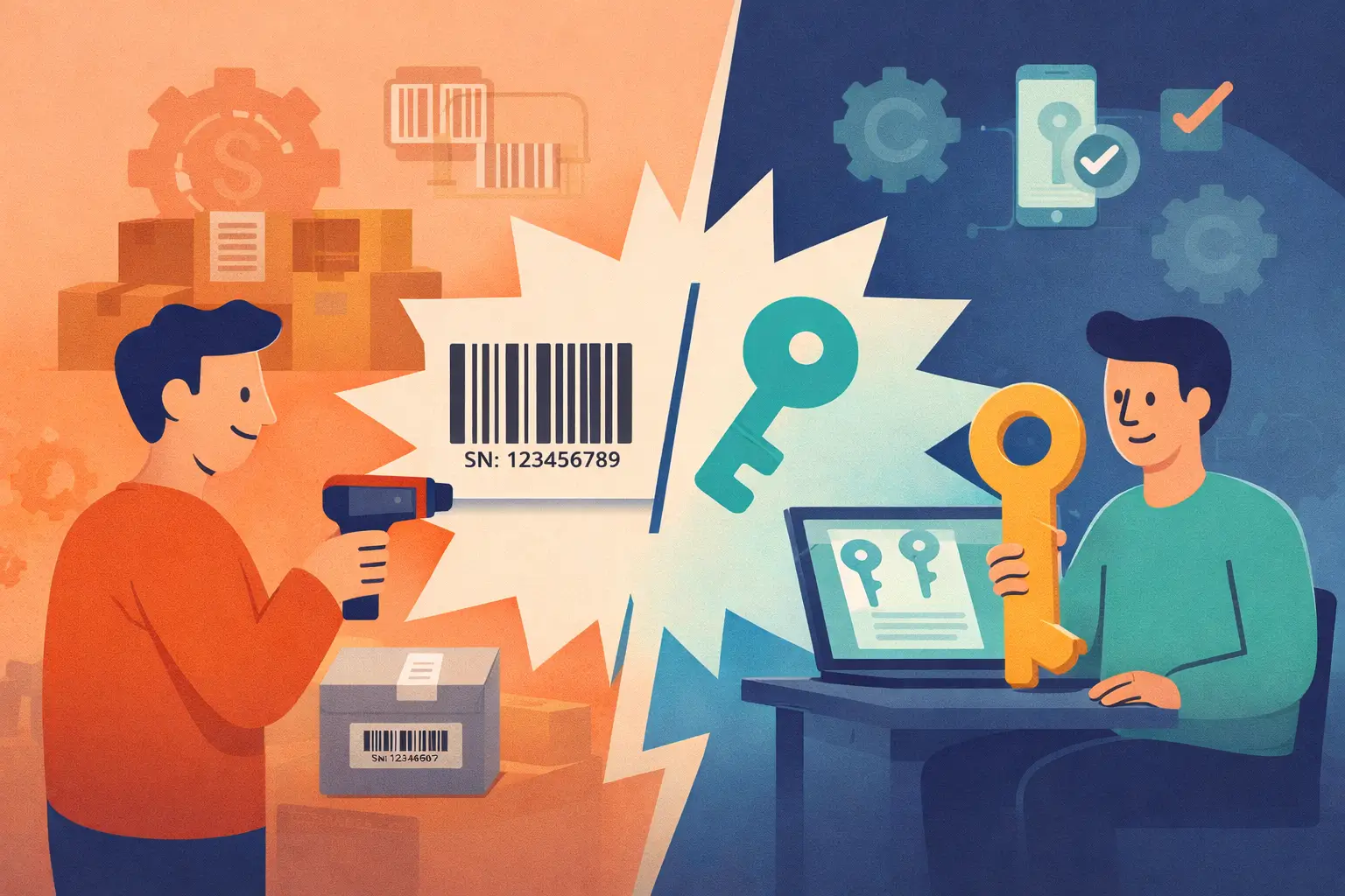 Serial Numbers vs Key Manager | PluginEver