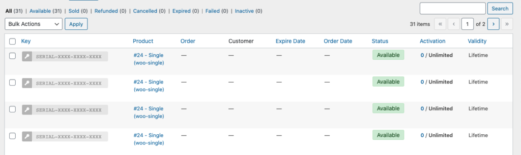 WooCommerce Serial Numbers Pro | Serial Number Generator | PluginEver